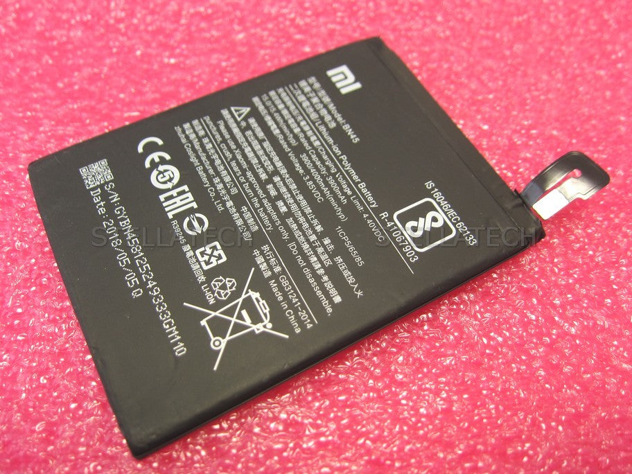 Xiaomi Redmi Note 5 Global (M1803E7SG) - Akku Li-Ion-Polymer BN45 4000 ...