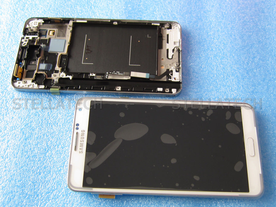 Original Samsung Galaxy Note 3 Display Touch + Rahmen Weiß SM-N9005