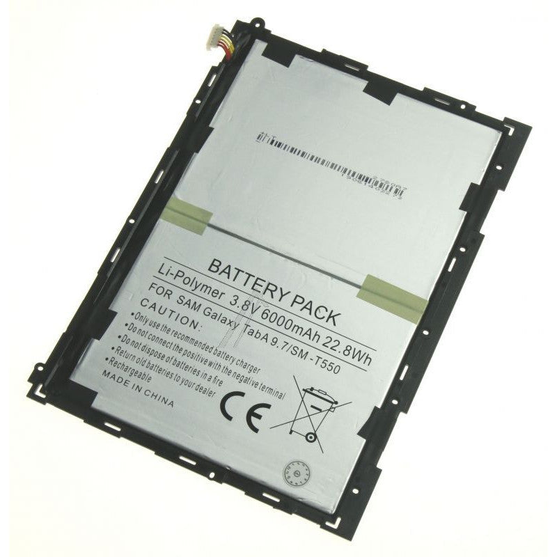 Samsung SM-P550 Galaxy Tab A 9.7 - Akku Li-Ion EB-BT550ABE 6000mAh ...