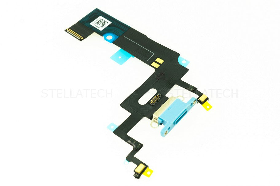 Apple iPhone XR Lightning / Dock Connector Flex-Kabel + Micro Blau ...