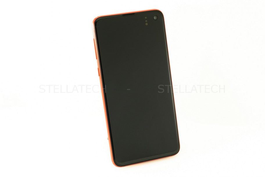 Original Samsung Galaxy S10e Display Touch + Rahmen Rot SM-G970F