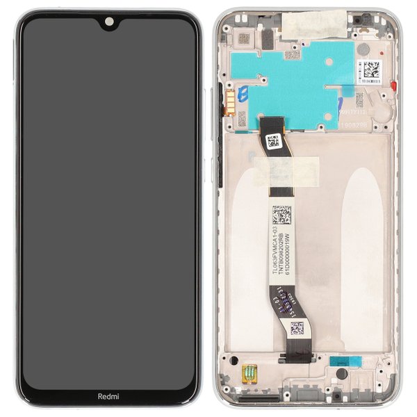 Original Xiaomi Redmi Note 8 Display Touch + Rahmen Weiß M1908C3JG