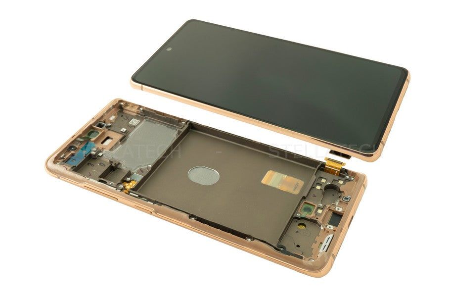 Original Samsung Galaxy S20 FE 4G Display Touch + Rahmen Orange SM-G78 ...