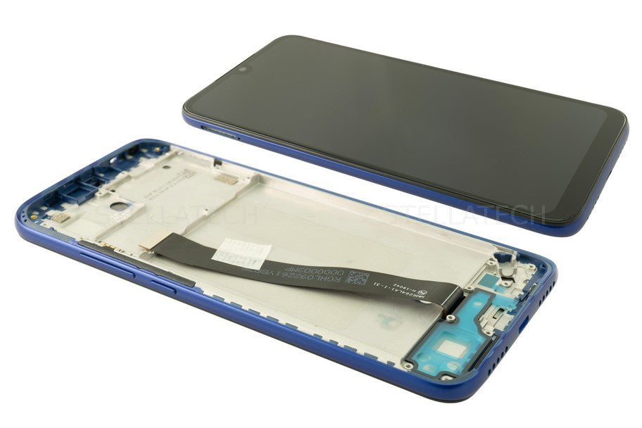 Original Xiaomi Redmi 7 Display Touch + Rahmen Blau M1810F6LG