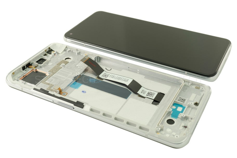 Original Xiaomi Mi 10T Pro Display Touch + Rahmen Silber M2007J3SG