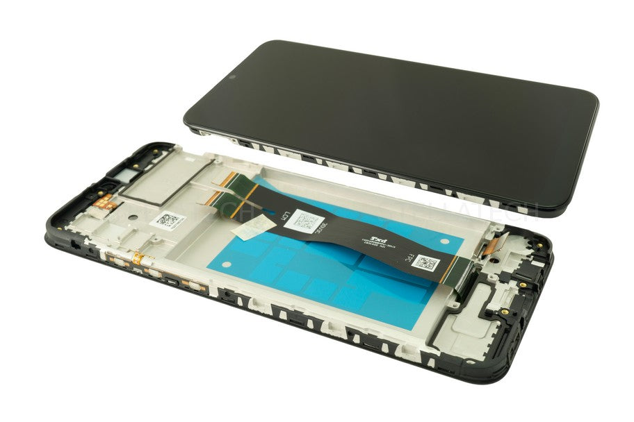Original Samsung Galaxy A02s Display Touch + Rahmen (f. EU Version) SM