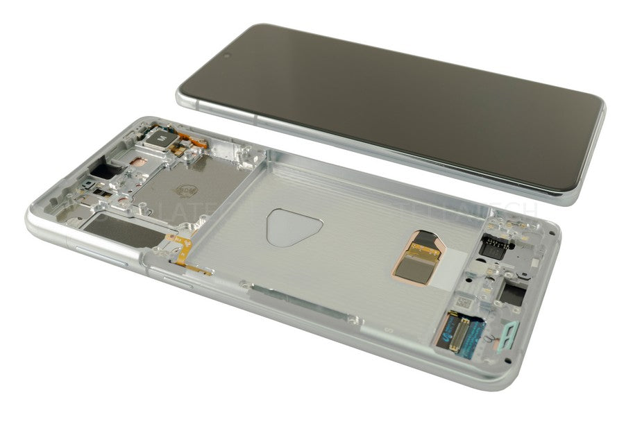 Original Samsung Galaxy S21+ 5G Display Touch + Rahmen Silber (excl. C