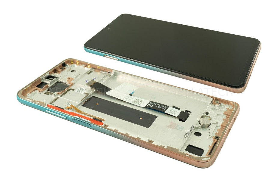 Original Xiaomi Mi 10T Lite 5G Display Touch + Rahmen Gold M2007J17G