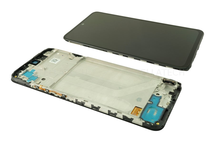 Original Xiaomi Redmi Note 10S Display Touch + Rahmen Schwarz M2101K7B