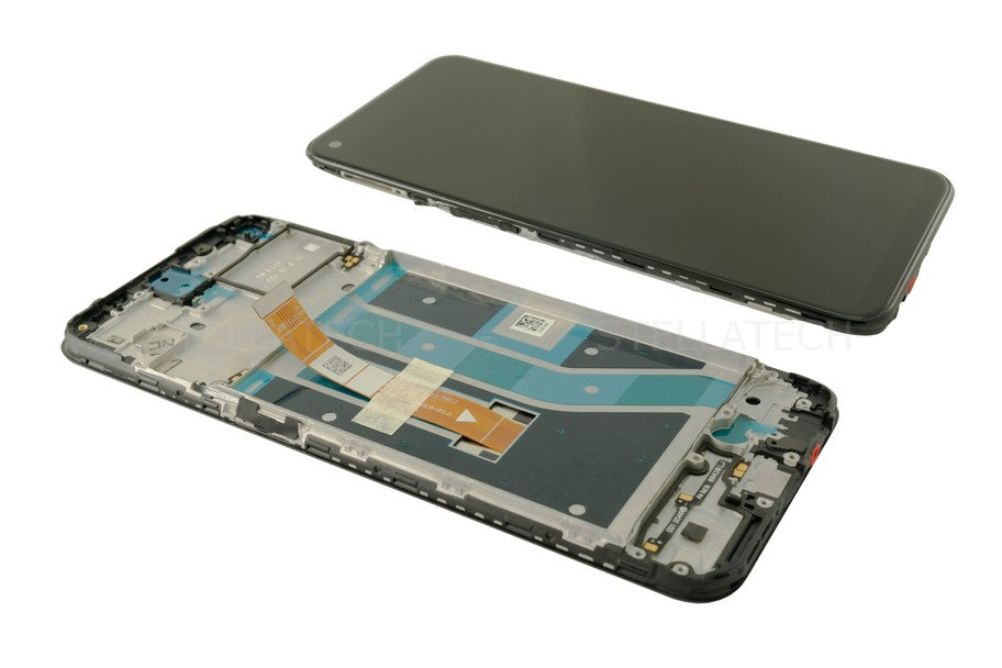 Original OnePlus Nord N100 Display Touch + Rahmen Midnight Frost BE201