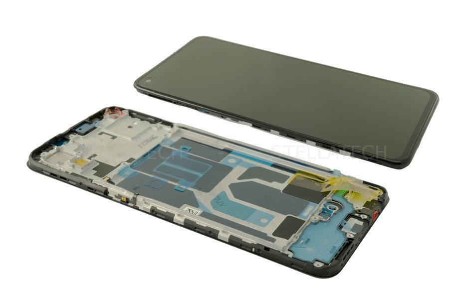 Original OnePlus Nord CE 5G Display Touch + Rahmen Schwarz EB2103