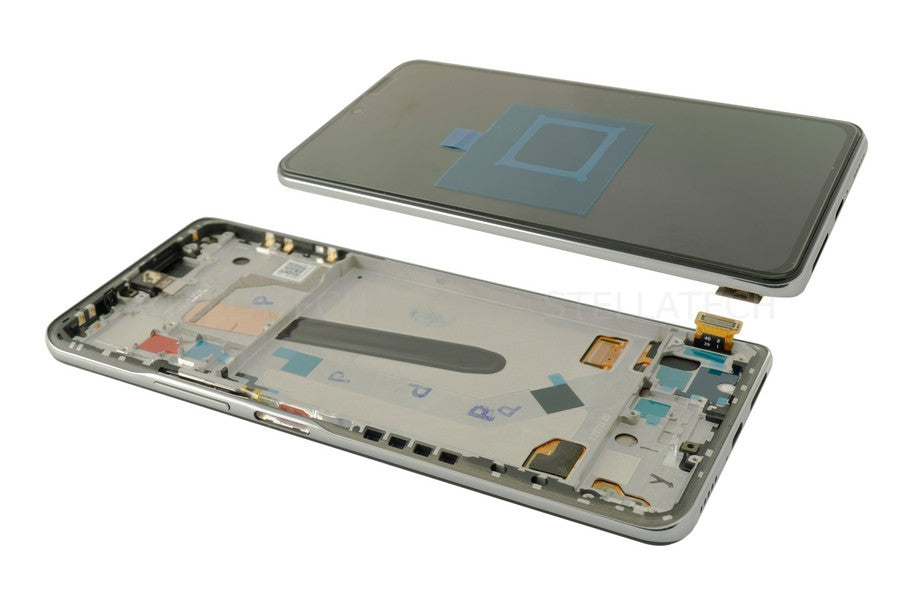 Original Xiaomi Poco F3 Display Touch + Rahmen Weiß M2012K11AG