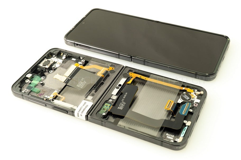 Original Samsung Galaxy Z Flip4 Display Touch + Rahmen Schwarz SM-F721