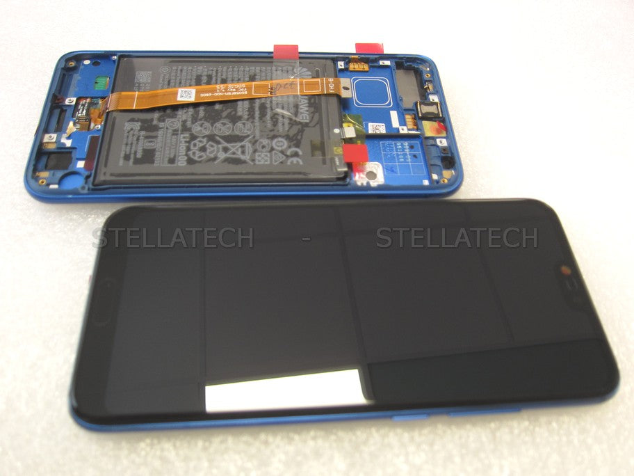 Huawei Honor 10 (COL-L29) - Display LCD Touchscreen + Rahmen/mit Akku ...