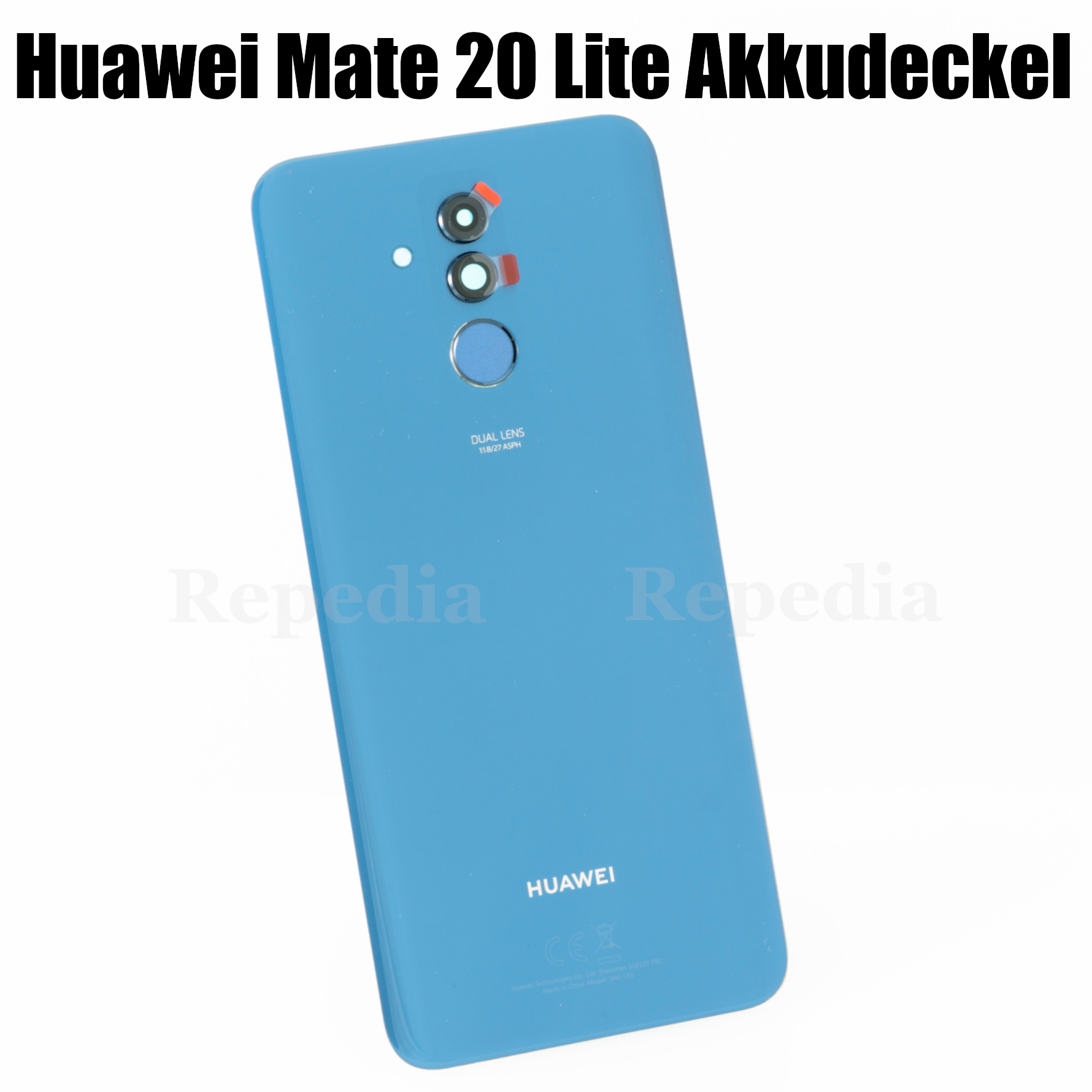 Huawei Mate 20 lite (SNE-LX1) - Akkudeckel / Batterie Cover + Fingerab