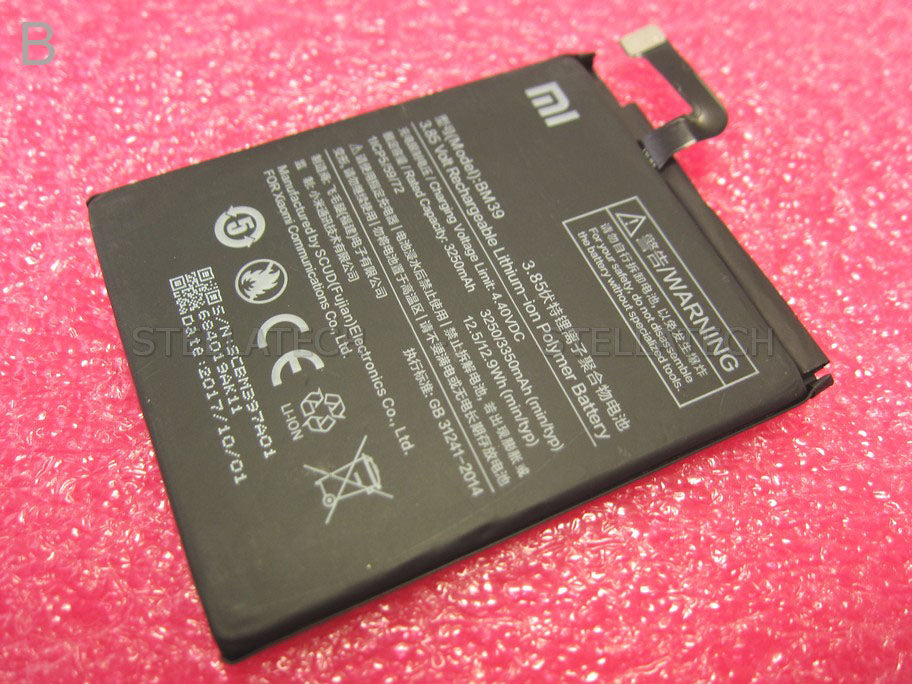 Xiaomi Mi 6 - Akku Li-Ion-Polymer BM39 3350mAh B-Ware – repedia